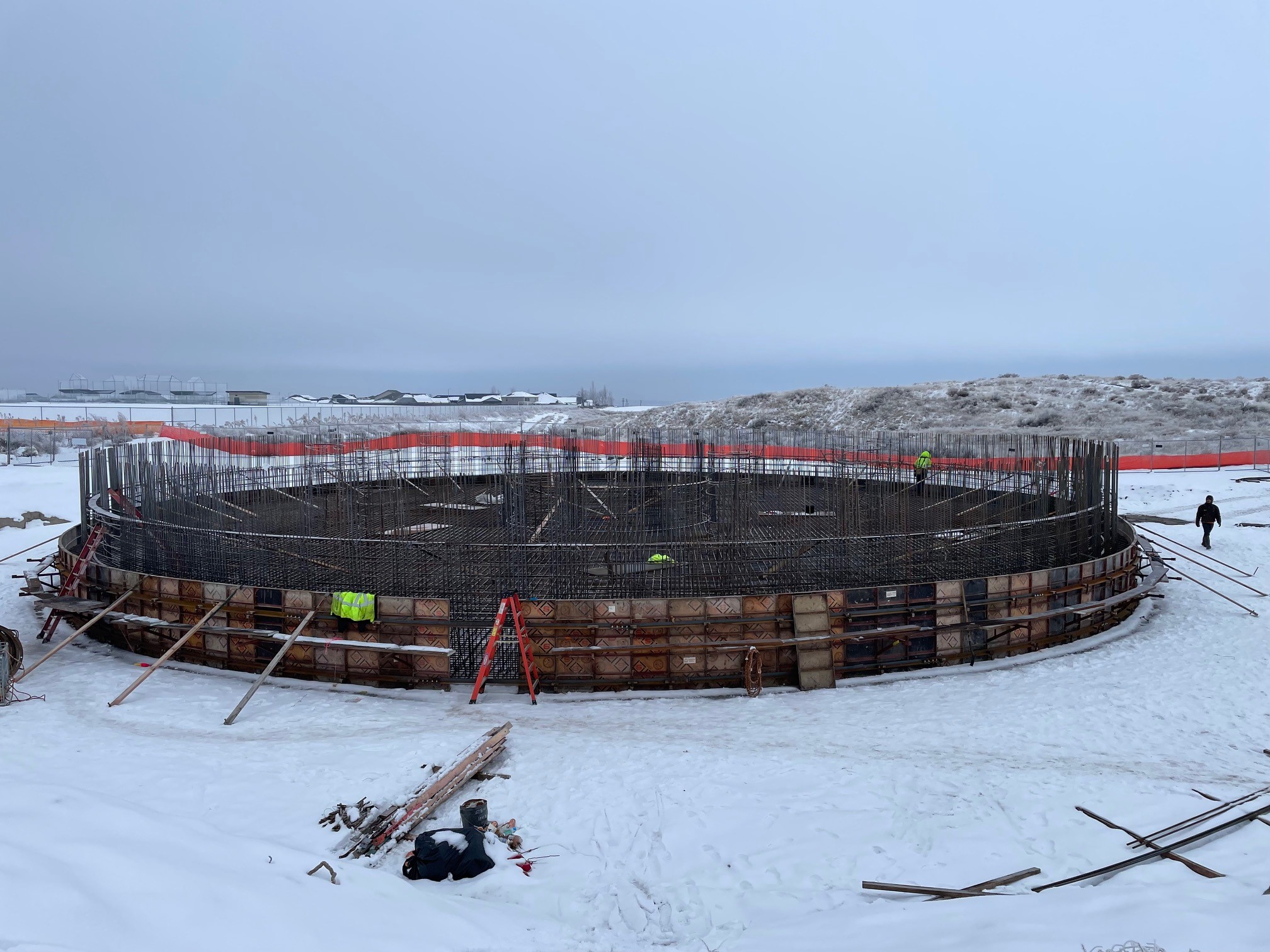 Water Reservoir Tank Foundations - Addison Construction Supply